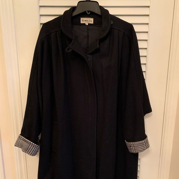 Herman Kay | Jackets & Coats | Womens Black Wool Coat | Poshmark